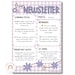 Editable Classroom Newsletter Template | Daisy Gingham Pastels ...