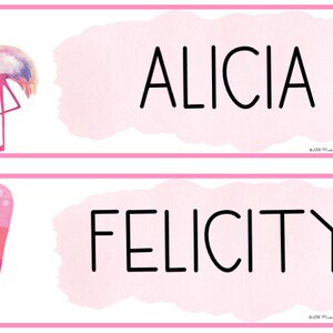 TROPICAL Classroom Labels and Student Name Plates | Editable | Tropical ...