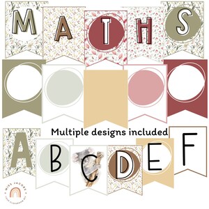 Bunting & Display Banners AUSTRALIANA Classroom Decor - Etsy