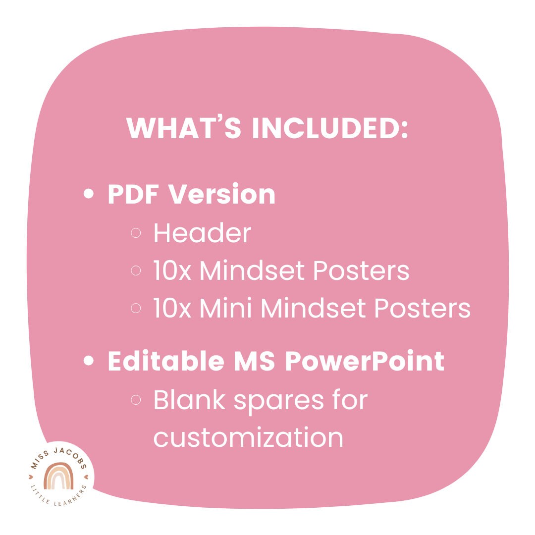 Modern Growth Mindset Display | Simple Pastels Classroom Decor ...