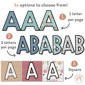 Bulletin Board Lettering Pack | Cute Sea Life Classroom Decor ...