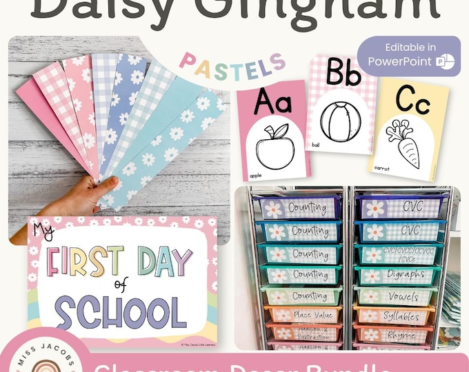 Teacher Toolbox Labels Editable, Bright Classroom Theme, Happy Hues ...