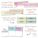 Classroom Labels | PASTELS | Editable - Etsy