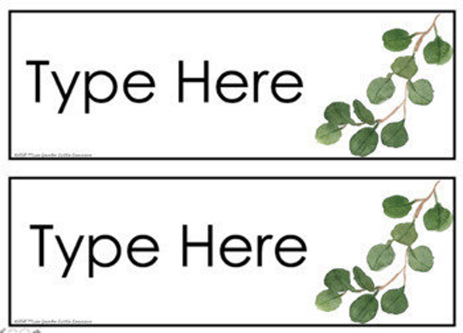 BOTANICAL Classroom Labels Editable Modern Farmhouse Classroom Decor - Etsy