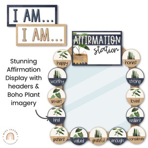 Affirmation Station Labels | BOHO PLANTS | Positive Affirmations for ...