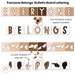 Everyone Belongs Bulletin Board | Diversity Display | Neutral Classroom ...