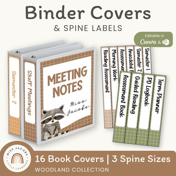Blank Binder Labels - Etsy