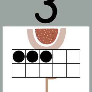 BOHO VIBES Number Posters | Ten Frames | Desert Neutral Classroom Decor ...