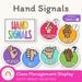 Hand Signals Posters | SPOTTY BRIGHTS Classroom Decor | EDITABLE - Etsy