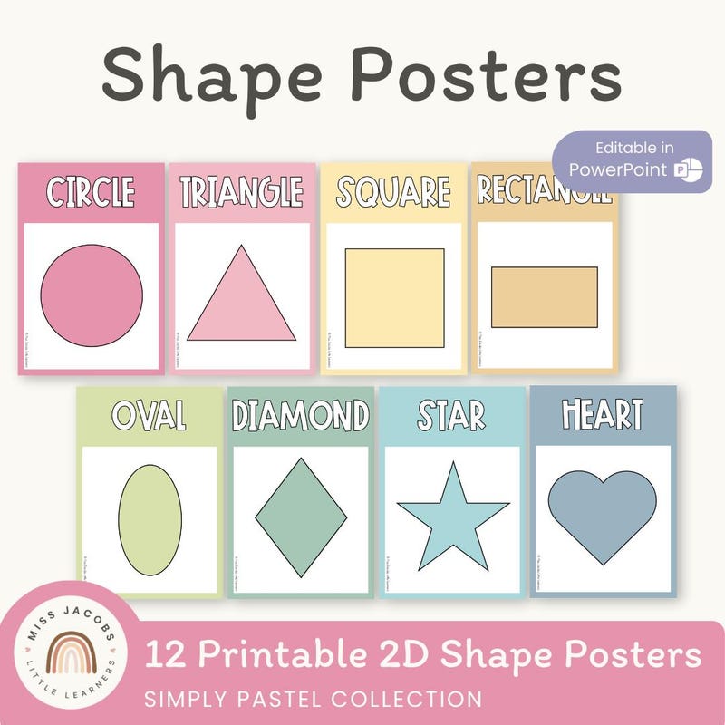 Pastel Color Poster - Etsy UK