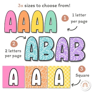 Cutesy Bulletin Board Letters, Custom Bulletin Board Letters, Back to ...