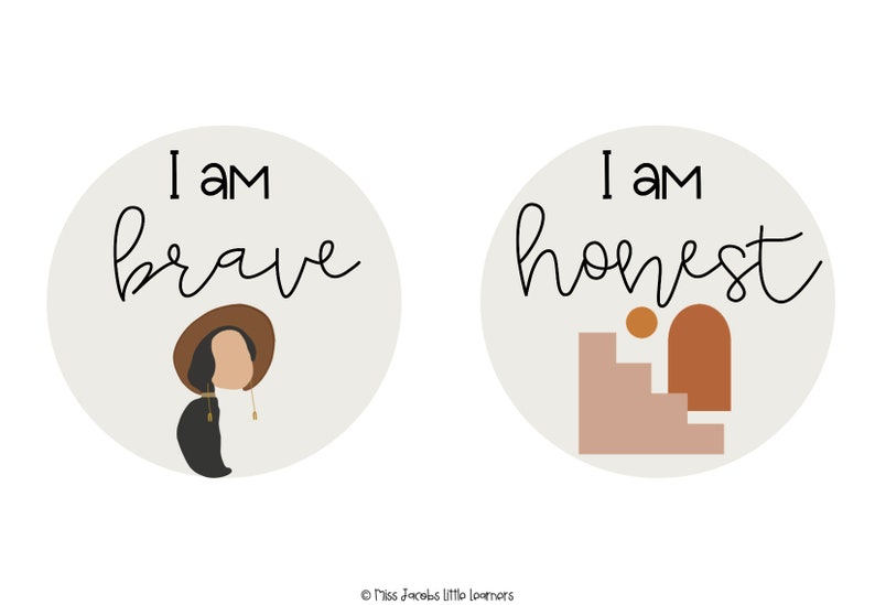 BOHO VIBES Classroom Labels Bundle Editable Desert Neutral - Etsy