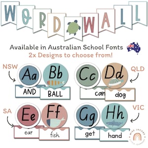 Cute Sea Word Wall Classroom Display, Sea Animals Printable Alphabet ...