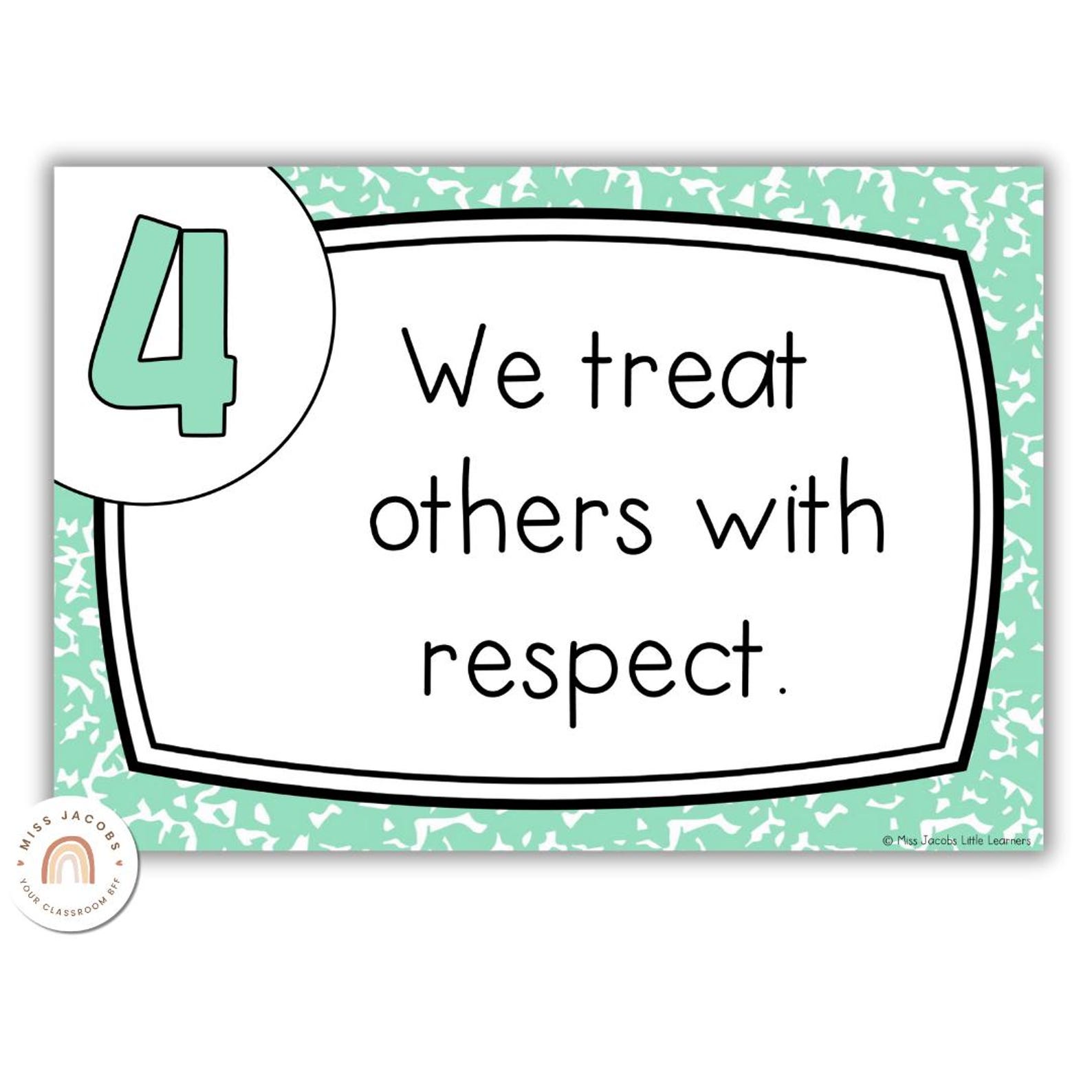 Cutesy Classroom Rules and Expectations Posters, Editable Rules for ...