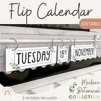 Classroom Flip Calendar - Etsy