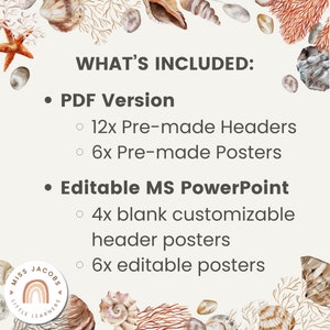 Classroom Rules Posters for Classroom Management Modern Ocean Decor ...