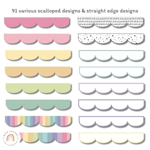 Bulletin Board Borders | Spotty Pastels Classroom Decor | Printable ...