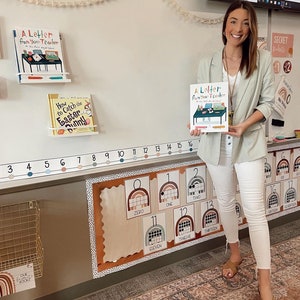 BOHO RAINBOW Number Posters | Ten Frames | Neutral Rainbow Math ...