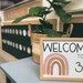 BOHO RAINBOW Welcome Sign Editable Neutral Rainbow Classroom Decor - Etsy