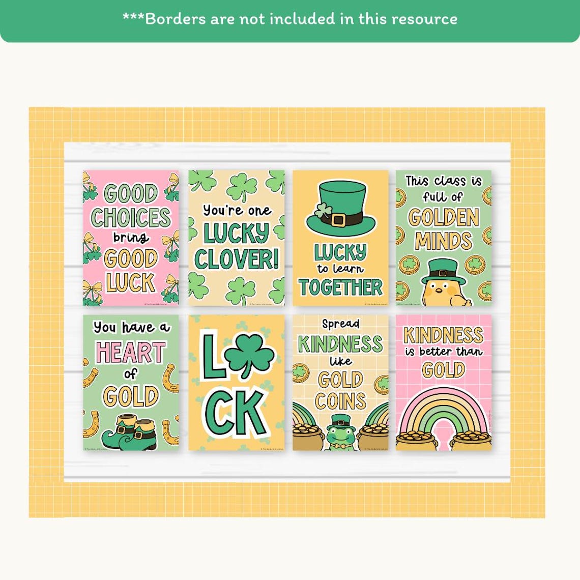 St. Patrick’s Day Classroom Posters: March Theme Bulletin Theme Lucky ...