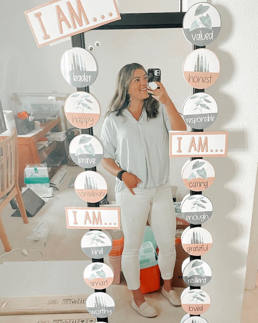 Affirmation Station Labels | BOHO PLANTS | Positive Affirmations for ...