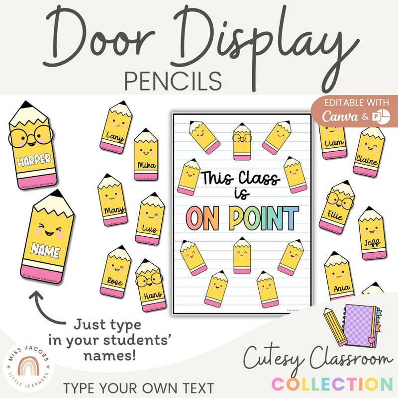 Pencil Classroom Theme Decor - Etsy UK