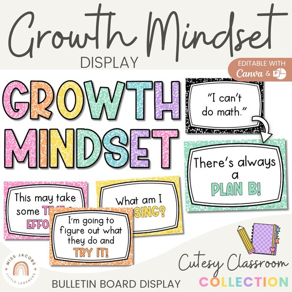 Growth Mindset Poster - Etsy