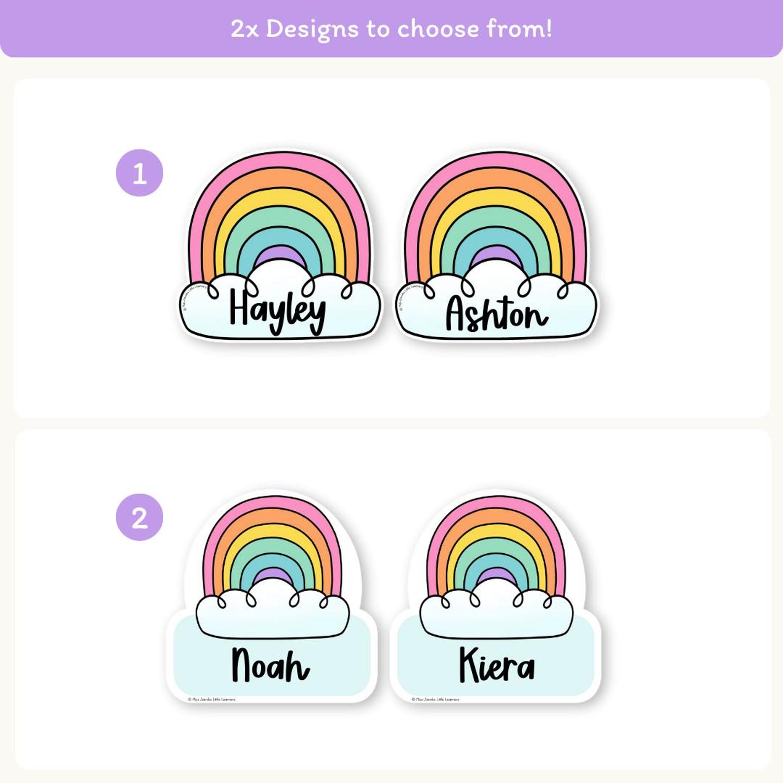 Rainbow Door Display, Editable Welcome Door Signs + Student Names ...
