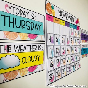 TROPICAL Classroom Decor Bundle | Editable - Etsy