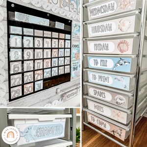 Modern Ocean Classroom Decor Bundle - Etsy