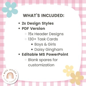 Classroom Jobs Display | Daisy Gingham Pastels Classroom Decor ...