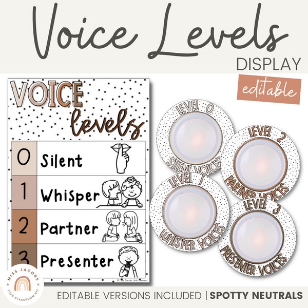 Neutral Voice Volume Chart - Etsy