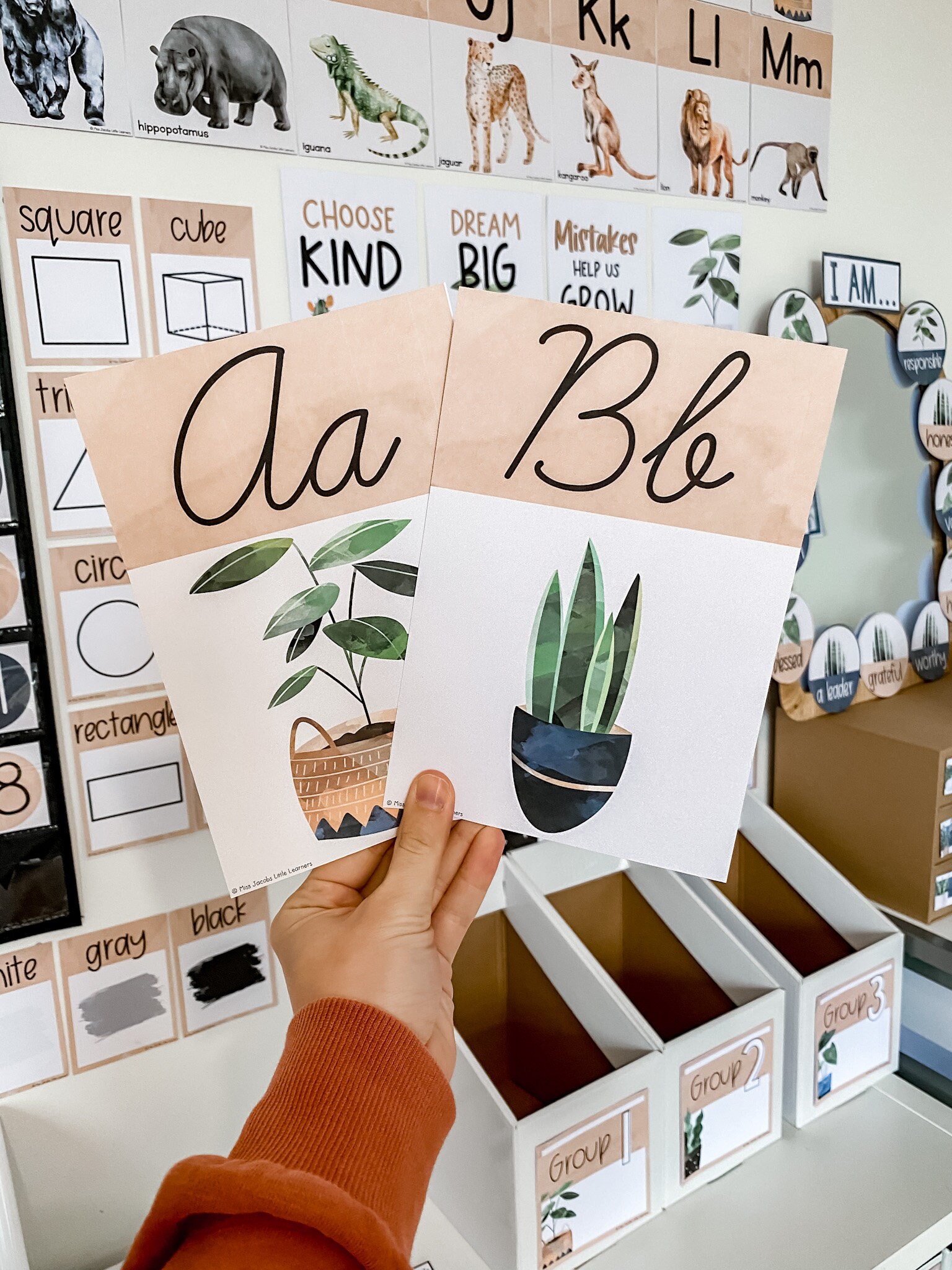 Boho Plants Classroom Decor Bundle Rustic Modern Boho Decor - Etsy ...