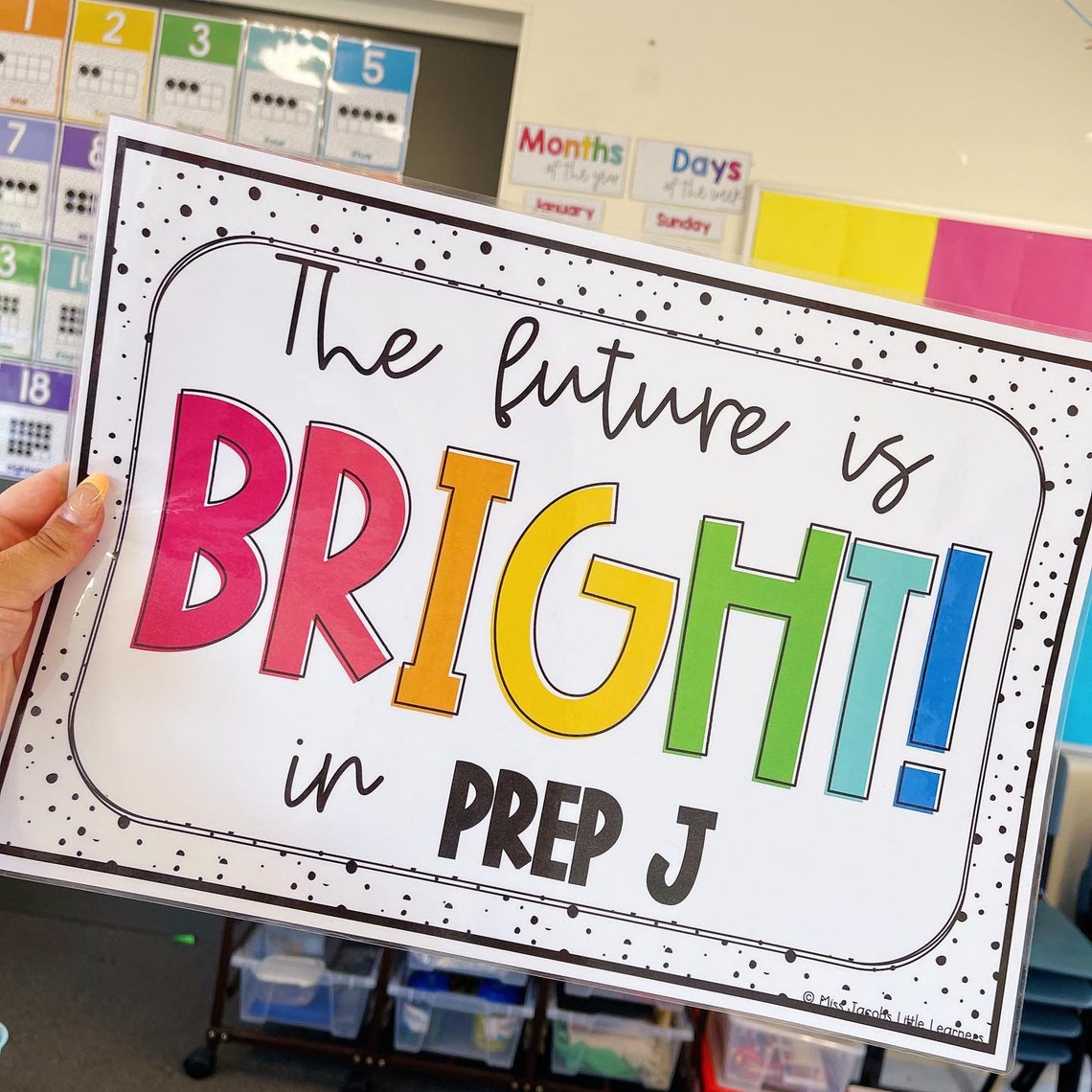 SPOTTY BRIGHTS Door Display Editable Groovy Rainbow Decor - Etsy