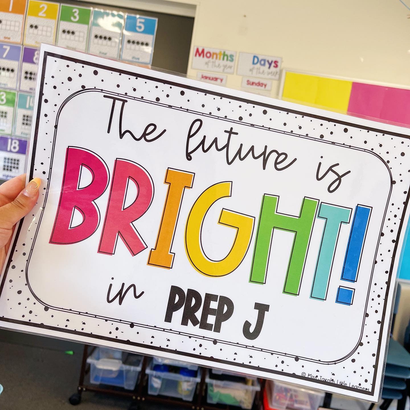 SPOTTY BRIGHTS Door Display Editable Groovy Rainbow Decor - Etsy