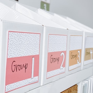 Reading Groups Organizers | SPOTTY BRIGHTS | Rainbow Guided Reading ...