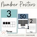 CALM COLORS Math Posters Bundle Modern Rainbow Classroom Decor - Etsy