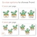 Succulent Cactus Door Display, Editable Welcome Sign and Name Tags ...
