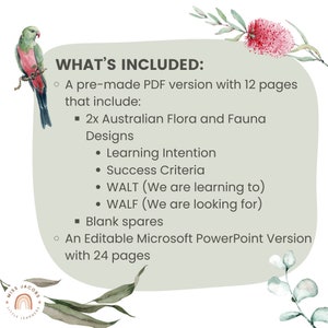 Learning Intentions & Success Criteria Posters | WALT and WALF ...