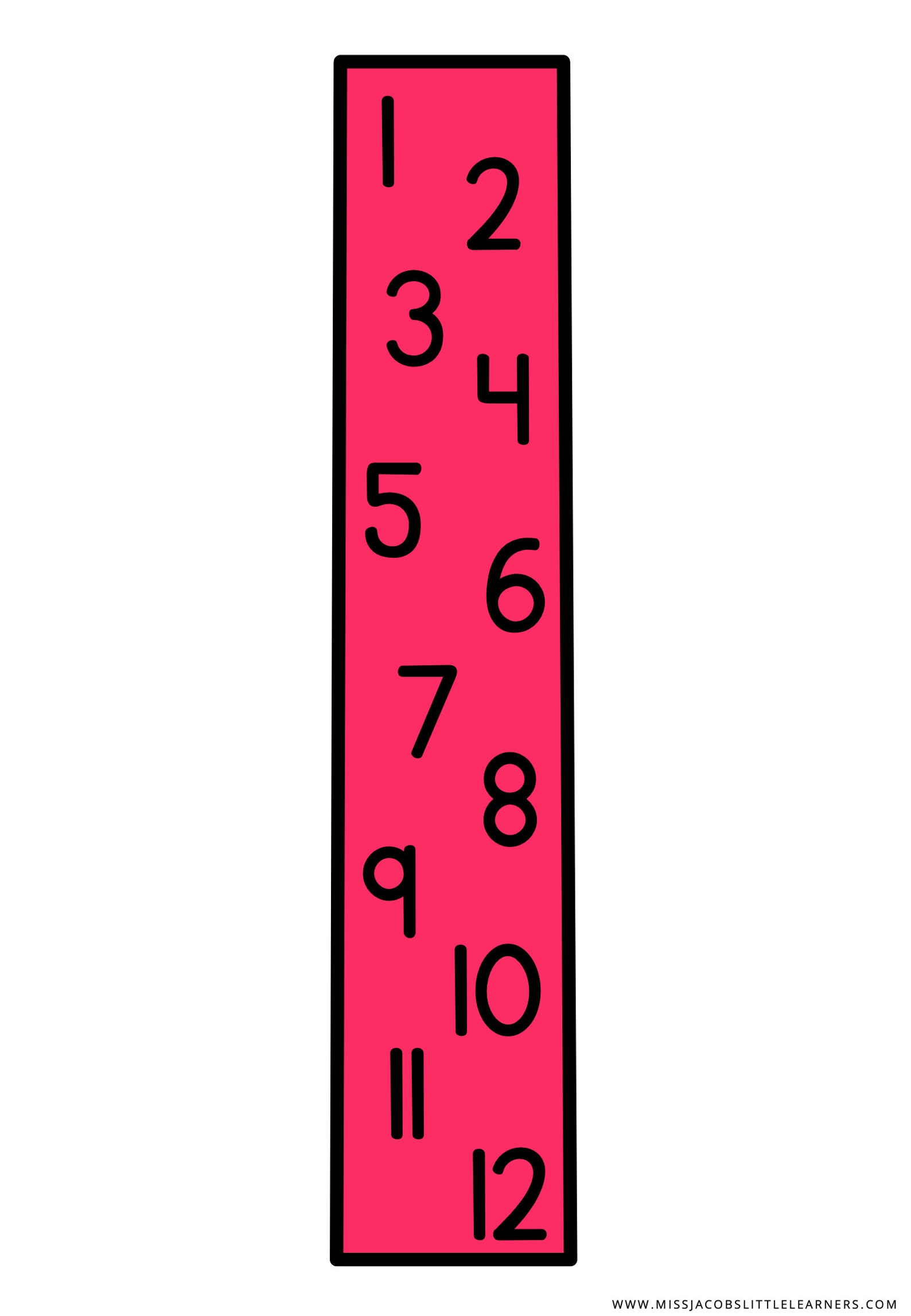 Skip Counting | Multiples Large Number Display | Rainbow | Rainbow ...