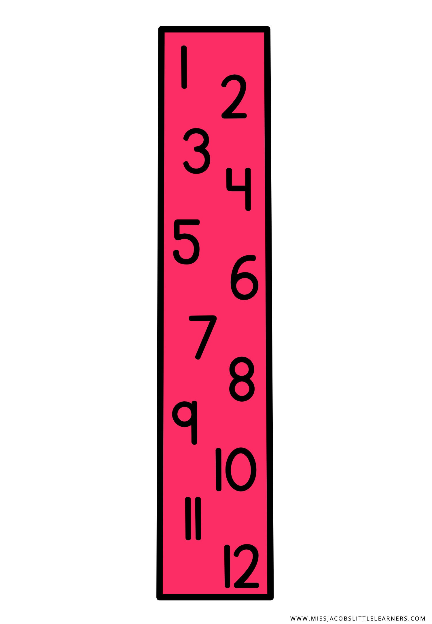 Skip Counting | Multiples Large Number Display | Rainbow | Rainbow ...