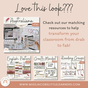 Math Posters Bundle AUSTRALIANA Australian Flora and Fauna - Etsy