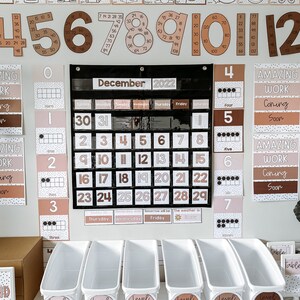 Classroom Labels | SPOTTY NEUTRALS Classroom Decor | Editable - Etsy