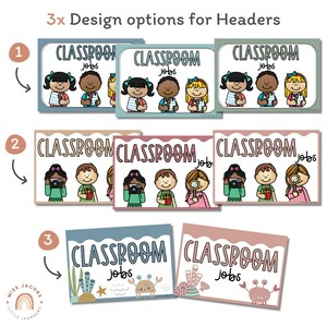 Classroom Jobs Display | Cute Sea Life Classroom Decor | Editable - Etsy