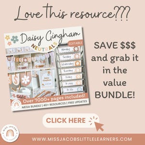 Classroom Rules Posters and Classroom Management Slips | Daisy Gingham ...