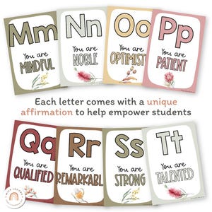 Affirmation Alphabet Posters Australiana Theme, Printable Australian ...