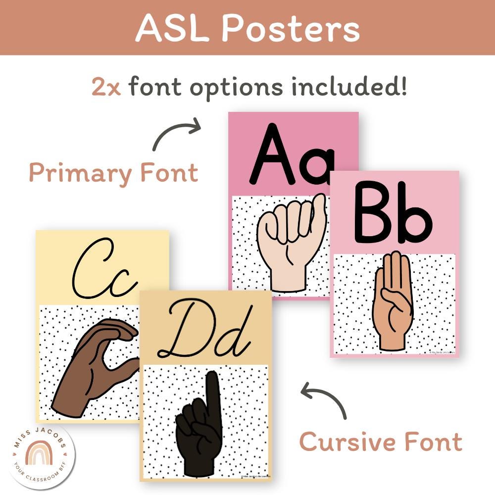 Alphabet Posters | SPOTTY PASTELS | Muted Rainbow Decor | Editable - Etsy