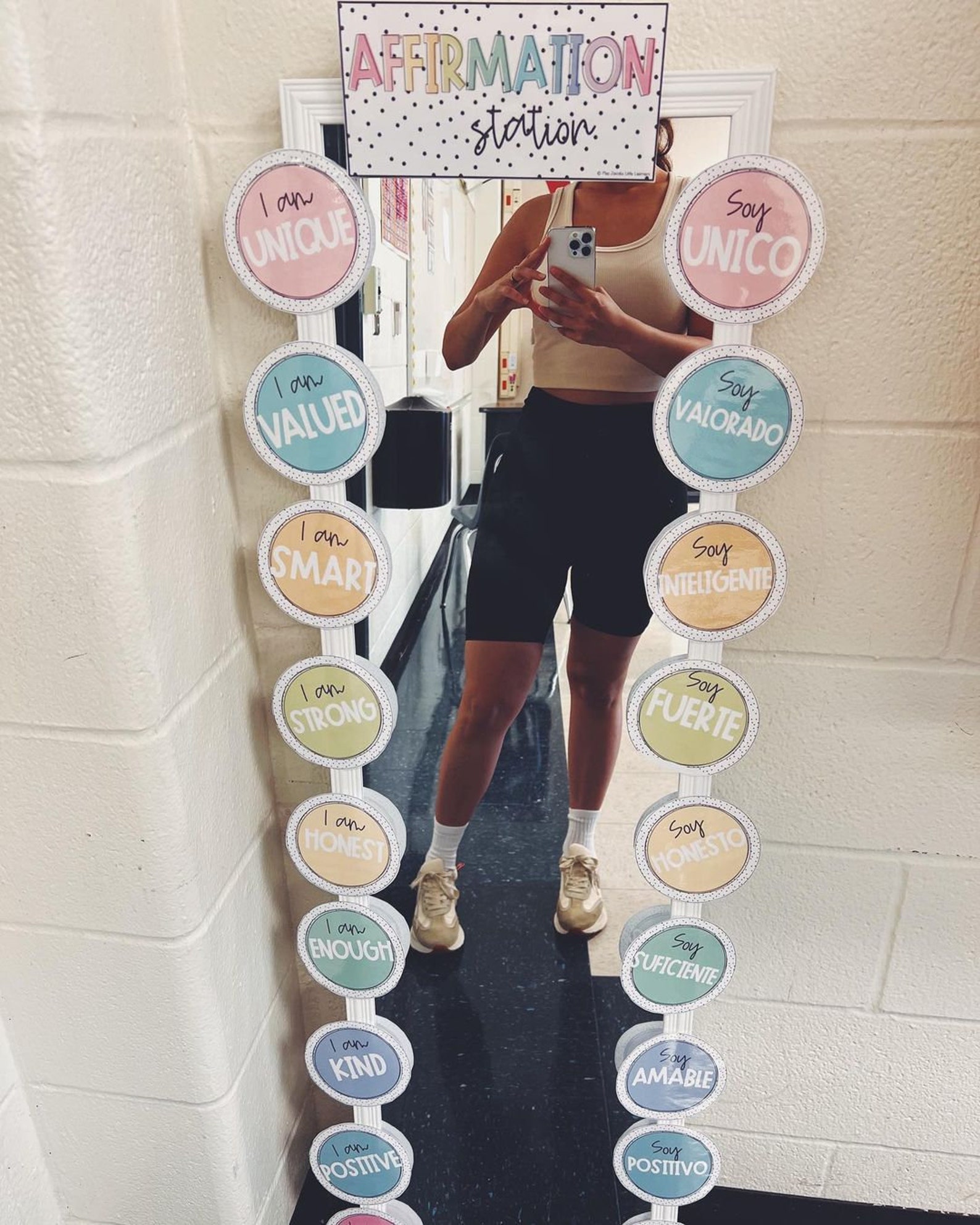 Affirmation Station SPOTTY PASTELS Editable - Etsy