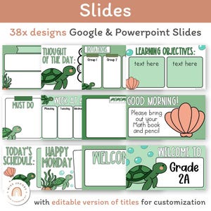 Sea Turtle Classroom Essentials Decor Bundle, Editable Teacher Must ...