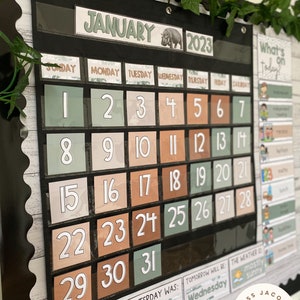 MODERN JUNGLE Classroom Decor Bundle - EDITABLE! Boho Jungle Vibes ...